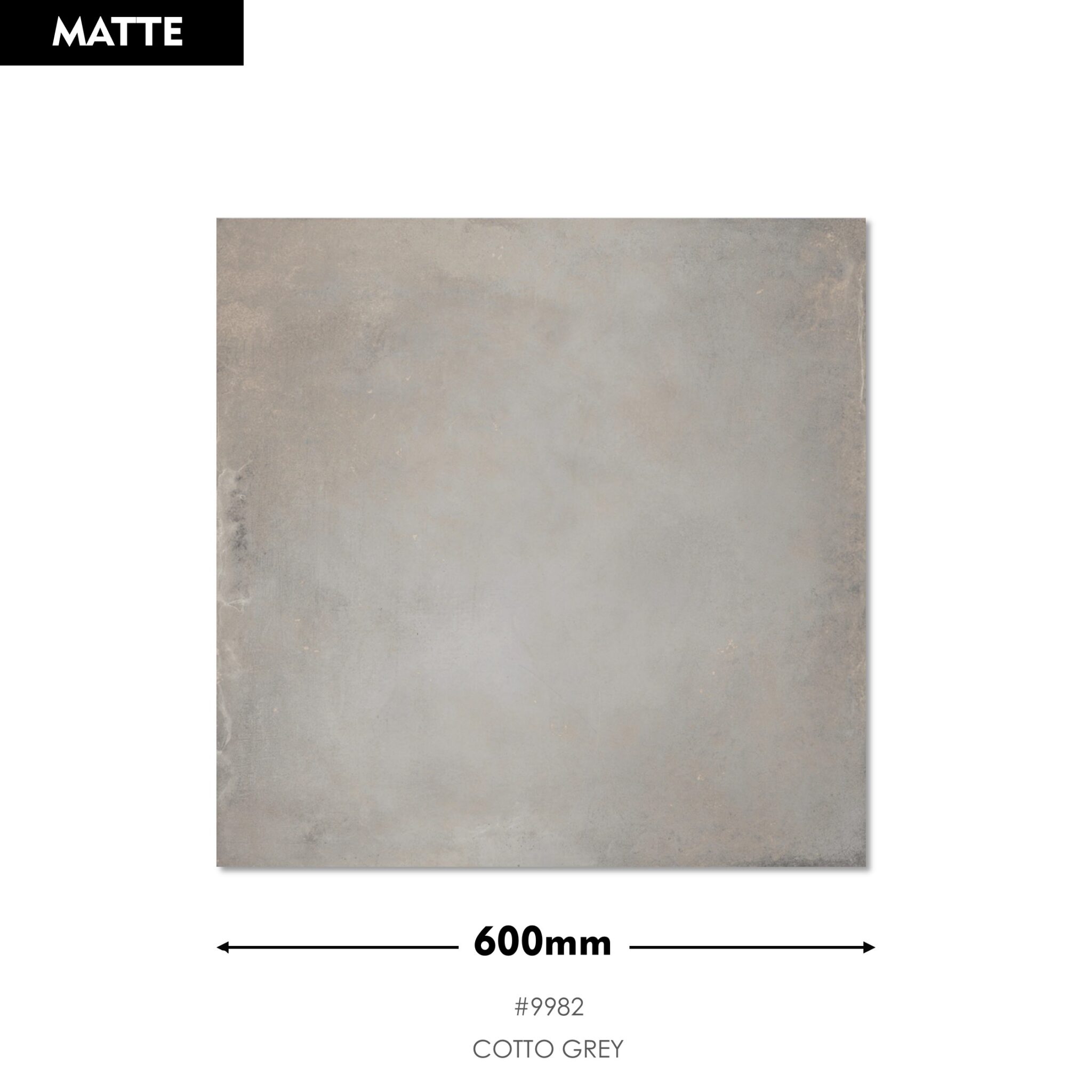 UV Cotto Grey 600X600MM – Silica